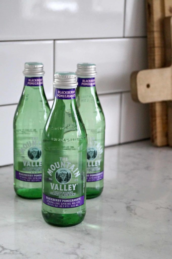 Mountain Valley Blackberry Pomegranate Flavored Sparkling Water