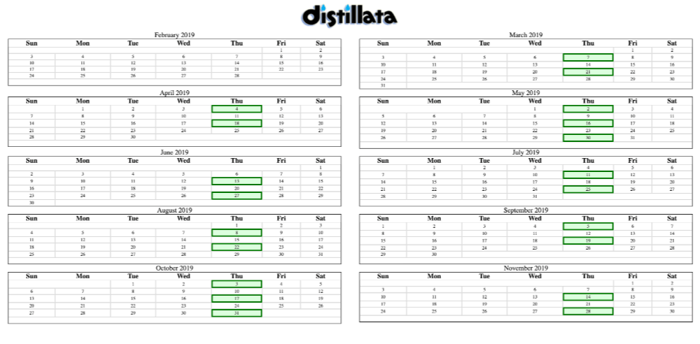 How to Print & Download Your Delivery Schedule | Distillata